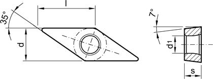 10 Turning Plates CCMT, DCMT, SCMT, VCMT finishing of steel and ...